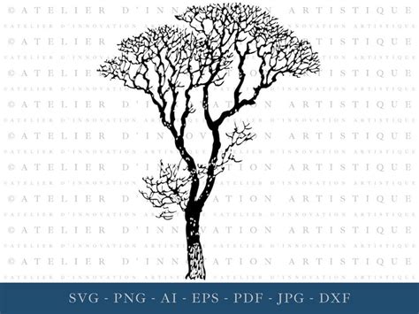Spooky Tree SVG Bare Tree SVG Halloween Tree SVG Fall Svg Etsy