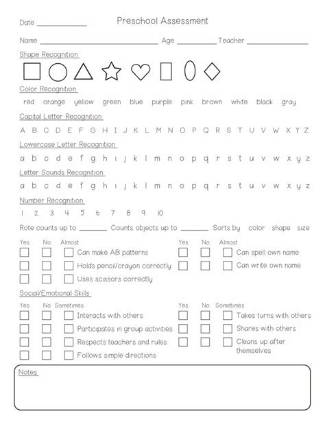 Kindergarten Assessment Math 10 Free Pdf Printables Artofit