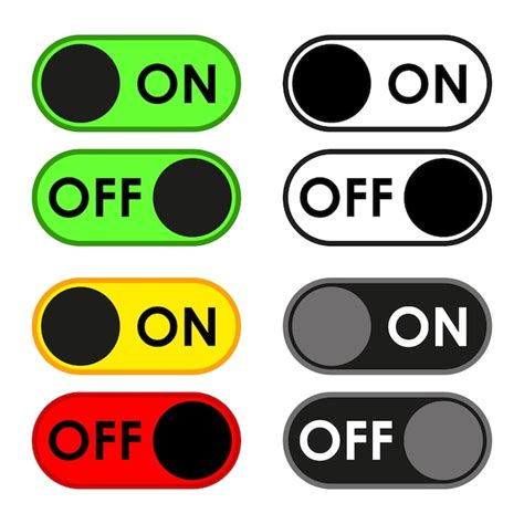 Premium Vector Shut Down Button Icon Set A Modern Simple Flat