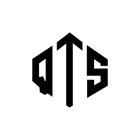 Qts Letter Logo Design With Polygon Shape Qts Polygon And Cube Shape