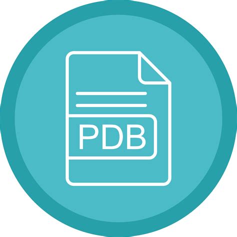 Pdb File Format Line Multi Circle Icon 44201856 Vector Art At Vecteezy