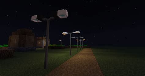Eddys Realistic Street Lighting Gallery Minecraft Mods Curseforge