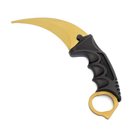 Karambit Gold Real Cs Go Custom Made Irl By Lootknife