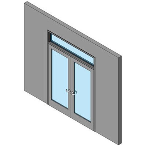 Hollow Metal Swing Door Double With Transom Turbosquid 452549