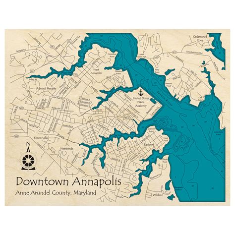Map Of Downtown Annapolis Md