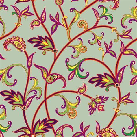 Premium Vector Flowers Botanical Pattern Seamless Pattern