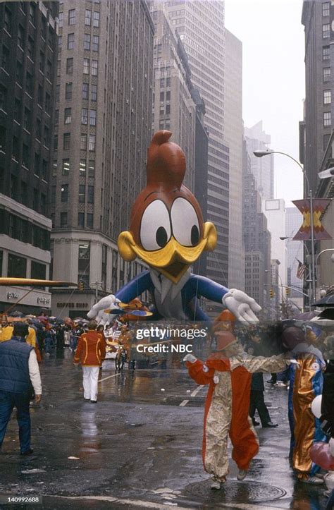 The Woody Woodpecker Balloon During The 1983 Macys Thanksgiving Day