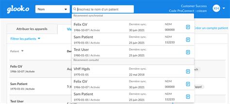 Comment Rechercher Des Patients Dans Glooko® Population Tracker Glooko Centre Daide
