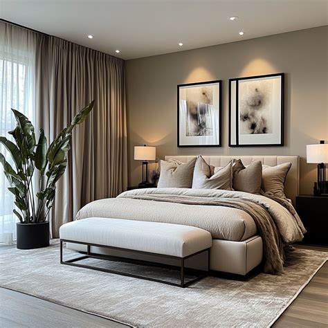 Luxurious Bedroom Neutral Tones Luxurious Bedrooms Minimalist