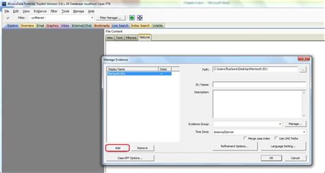 Creating A New Investigation Case