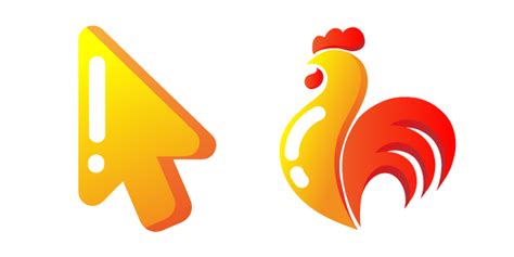 Minimal Rooster Cursor Custom Cursor