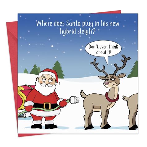 Pack Of 10 Funny Christmas Cards Pack Xmas Multipack Funny Cards