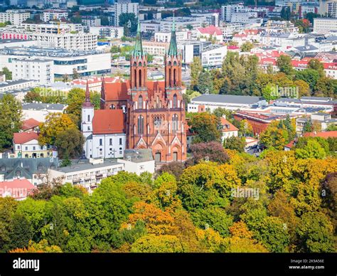Autumn Aerial View Of Basilica Assumption Of The Blessed Virgin Mary In