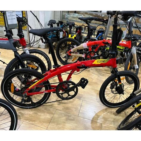 Jual Sepeda Lipat Element Ecosmo 7 Alloy Hydraulic 20 Inch Harga Promo Shopee Indonesia