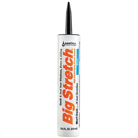 756‐pack Of 105 Oz Sashco 10004 Black Big Stretch Water‐based