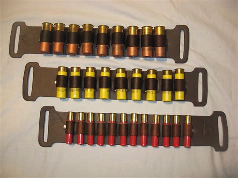 Shotgun Shell Carrier Leather Slide On Holder For 410 20