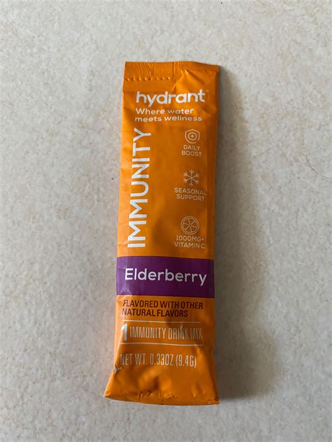 Bn Hydrant Elderberry Immunity Drink Mix Food And Drinks Packaged