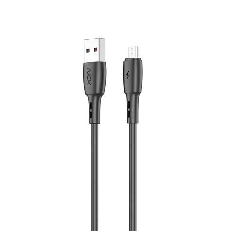 Cable Micro Usb Negro 2 M Nex Vea