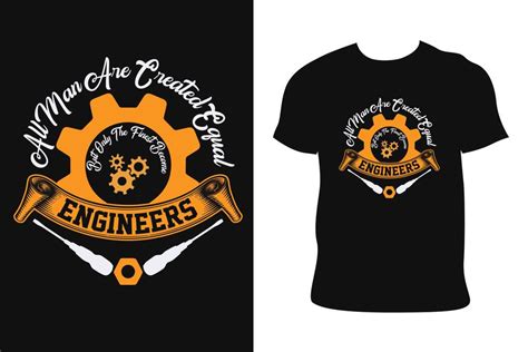 Engineering T Shirt Design Vector Art Icons And Graphics For Free