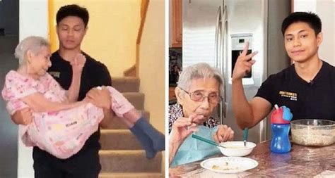 Ele Decidiu Se Tornar Cuidador Da Avó Para Evitar Que Ela Fosse Para