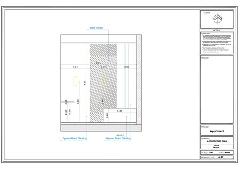 Working Drawings Of Interior Elevations Behance