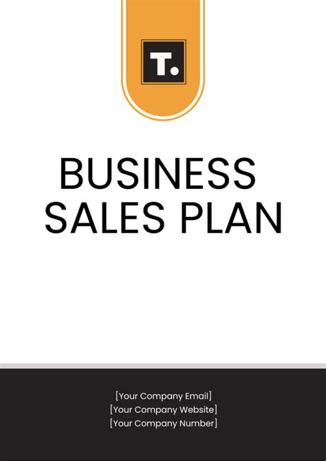 Free Business Sales Plan Template To Edit Online