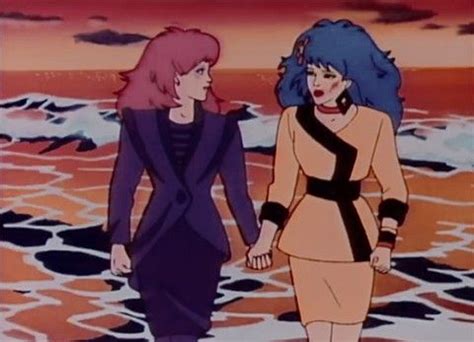 Kimber And Stormer Pfp Jem And The Holograms 80s Cartoons Girls In Love