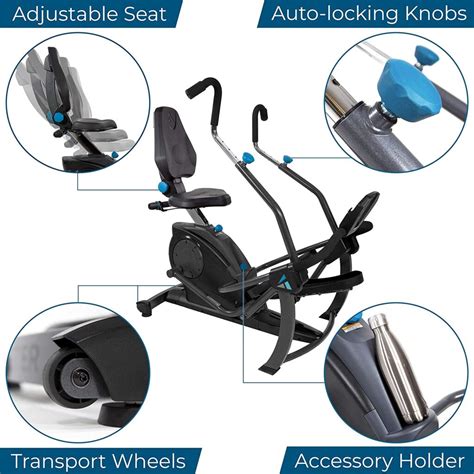 Teeter Freestep Recumbent Cross Trainer And Elliptical