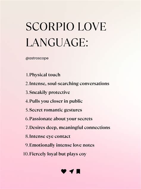 Scorpio Love Language In 2024 Schorpioen