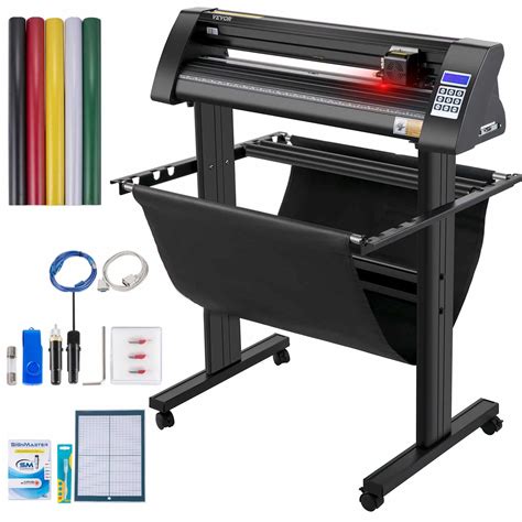 Vevor 870mm Vinyl Cutter Plotter With Led Display Optical Eye 780mm