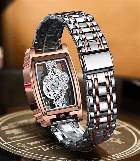 Mua Mens Luxury Hollow Skeleton Watch Retro Gorgeous Gear Carving