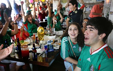 Mexico Fans Watch Teams World Cup Win