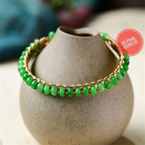 Gelang Jed Asli Ikat Suasa Jed Asli Batu Jed Shopee Malaysia