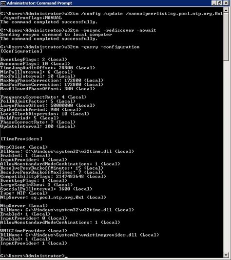 Managing Windows Time Service NTP UCPrimer
