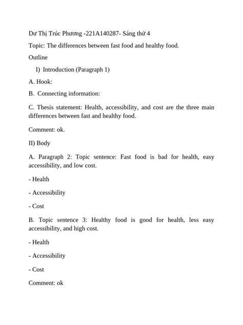 Block Method Pdf Healthy Diet Fast Food
