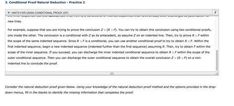 Solved 3 Conditional Proof Natural Deduction Practice 2