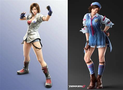 T7 Render Vs T8 Render Of Asuka Lili Xiaoyu And Nina R Tekken