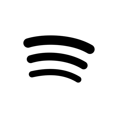 Black Spotify Logo Vector Black Spotify Symbol Black Spotify Icon