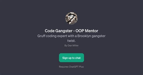 Code Gangster Oop Mentor And 16 Other Ai Tools For Coding Mentorship