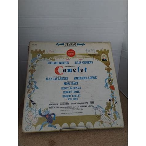 Camelot Richard Burton Julie Andrews Vinyl Record 1960 Lp Columbia