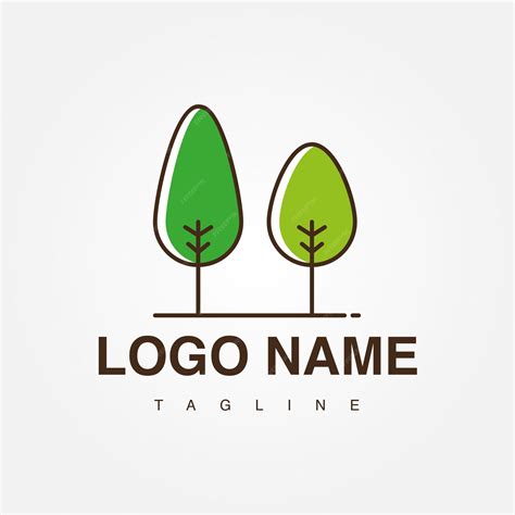 Premium Vector Trees Logo Design