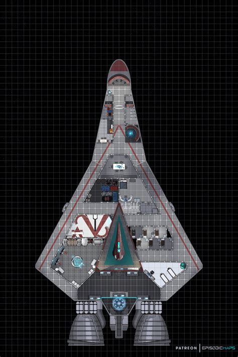 Season 6 Finale V Class Arrow Light Frigate Interior And Exterior