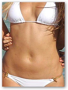 Karolina Kurkova Belly Button Missing