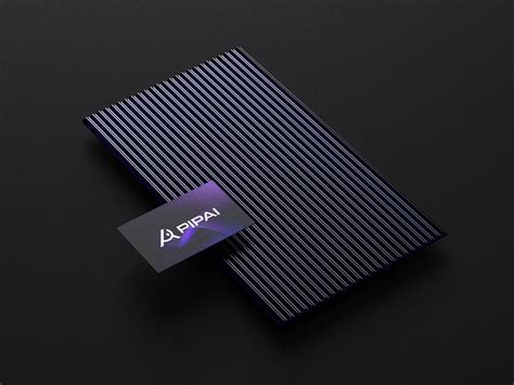 Pipai Futuristic Monogram Logo For Ai Startup By Nazmul Hossan