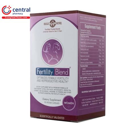 [chÍnh HÃng] Thuốc Fertility Blend Giúp Tăng Khả Năng Thụ Thai