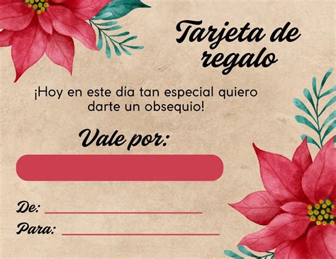 Tarjetas De Regalo En Blanco Para Imprimir
