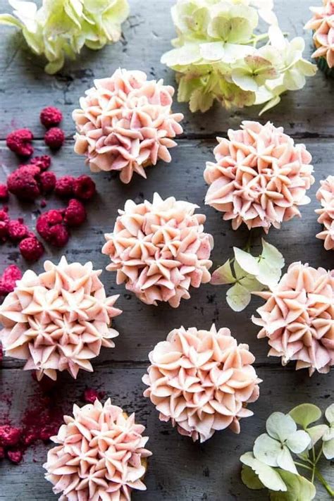 Hydrangea Flower Carrot Cake Cupcakes Recipe Frosting Flowers
