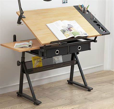 Tonchean Drafting Table Drawing Desk Art Desk Philippines Ubuy