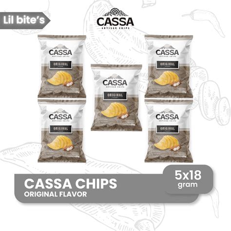 Jual 5 Pcs Keripik Cassa Original Flavor 18gr Snack Crunch Shopee Indonesia