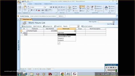 Access Payroll Database Template Free Download Of Hr Employee Ms Access